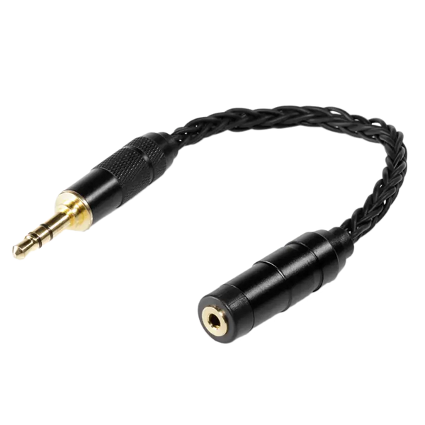 64 Audio 8-Braid 2.5mm to 3.5mm Cable Adapter